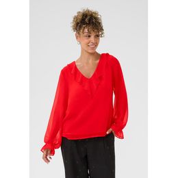Kaffe Bluse in Rot - 59% | Gr&ouml;&szlig;e 46 | Damen-blusen