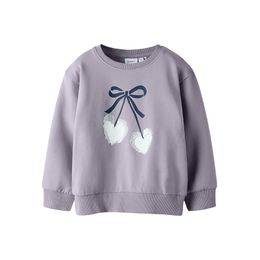 name it Sweatshirt "Basalt" in Lila - 40% | Gr&ouml;&szlig;e 92 | Kinder-sweatshirts-jacken