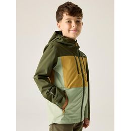 Regatta Regenjacke "Highton" in Khaki - 65% | Gr&ouml;&szlig;e 152 | Kinder-outdoor-jacken