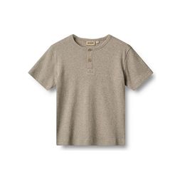 Wheat Shirt "Lumi" in Hellbraun/ Grau - 39% | Gr&ouml;&szlig;e 116 | Kinder-oberteile
