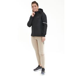 Endurance Damen Laufjacke "Princey", schwarz, Gr. 42, unifarben, 100% Polyester, Jacken, mit einstellbarer Kapuze