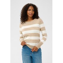 Kaffe Pullover in Beige - 52% | Gr&ouml;&szlig;e XXL | Damen-pullover-cardigans