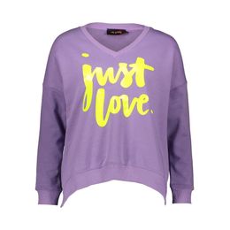miss goodlife Sweatshirt "Just Love" in Lila - 76% | Gr&ouml;&szlig;e S | Damen-sweatshirts-jacken