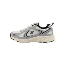 Tom Tailor Sneakers in Wei&szlig;/ Grau - 50% | Gr&ouml;&szlig;e 37 | Damen-sneakers