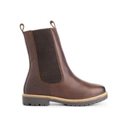 TRAVELIN' Leder-Chelsea-Boots "Ferring" in Braun - 55% | Gr&ouml;&szlig;e 41 | Stiefeletten