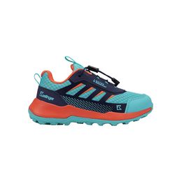 Kastinger Wanderschuhe "GSK-Airyhiker Low" in T&uuml;rkis/ Dunkelblau/ Orange - 25% | Gr&ouml;&szlig;e 33 | Kinder-outdoor-sport-schuhe