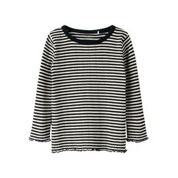 name it Longsleeve "Bensa" in Wei&szlig;/ Schwarz - 52% | Gr&ouml;&szlig;e 92 | Kinder-longsleeves