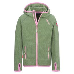Trollkids Fleecejacke "Sandefjord" in Gr&uuml;n - 39% | Gr&ouml;&szlig;e 104 | Kids-fleecejacken-fleecepullover