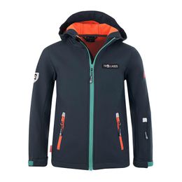 Trollkids Softshelljacke "Oslofjord" in Petrol - 36% | Gr&ouml;&szlig;e 128 | Kinder-outdoor-jacken