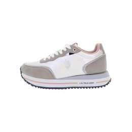 U.S. Polo Assn. Sneakers in Wei&szlig;/ Grau - 55% | Gr&ouml;&szlig;e 36 | Damen-sneakers