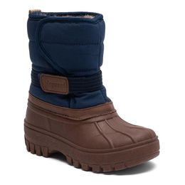bisgaard Damen Winterstiefel "pacson", Gr. 24, blau, Synthetik, Textil, Schuhe, Klettstiefel mit Lammwolle, Gr&ouml;&szlig;enschablone zum Download