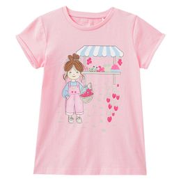 Topolino M&auml;dchen T-Shirt mit Glitzer-Print