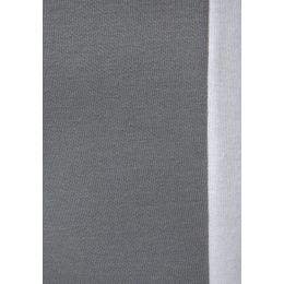Damen Sweathose, BENCH. LOUNGEWEAR, Gr. 32, grau, Jersey, Obermaterial: 60% Baumwolle, 40% Polyester, unifarben mit Farbeinsatz, Hosen, mit