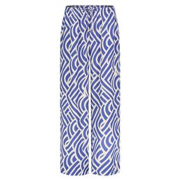 Eight2Nine Hose in Blau/ Creme - 55% | Gr&ouml;&szlig;e M | Damenhosen