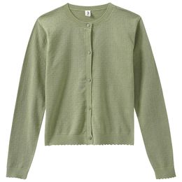 Yigga M&auml;dchen Strickjacke mit Ajour-Muster