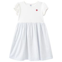 Topolino M&auml;dchen Kleid mit Seersucker-Rockteil