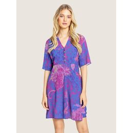 miss goodlife Kleid in Blau/ Pink - 77% | Gr&ouml;&szlig;e S | Damen-kleider