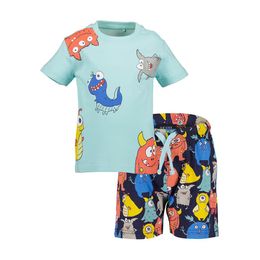 Blue Seven Outfit in Blau/ Bunt - 33% | Gr&ouml;&szlig;e 122 | Kinder-oberteile