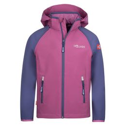 Trollkids Zipp-Off-Softshelljacke "Rondane XT" in Lila/ Rosa - 51% | Gr&ouml;&szlig;e 152 | Kinder-outdoor-jacken