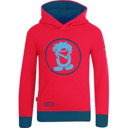 Trollkids Hoodie "Troll" in Rot - 42% | Gr&ouml;&szlig;e 110 | Kinder-sweatshirts-jacken