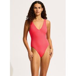 Seafolly Badeanzug in Rot - 64% | Gr&ouml;&szlig;e 38 | Damen-bademode