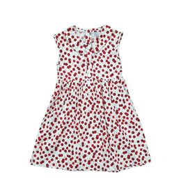 Deux ans de vacances Kleid in Wei&szlig;/ Rot - 55% | Gr&ouml;&szlig;e 92-104 | Kinderkleider