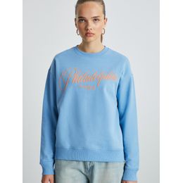 Grimelange Sweatshirt Damen Gr&ouml;&szlig;e S blau / orange