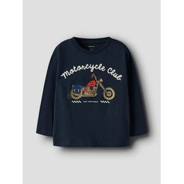 name it Longsleeve "Bill" in Dunkelblau - 36% | Gr&ouml;&szlig;e 110 | Kinder-longsleeves