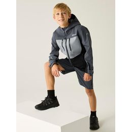 Regatta Regenjacke "Highton" in Anthrazit - 61% | Gr&ouml;&szlig;e 140 | Kinder-outdoor-jacken