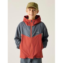 Regatta Regenjacke "Hanleigh" in Rot - 66% | Gr&ouml;&szlig;e 164 | Kinder-outdoor-jacken