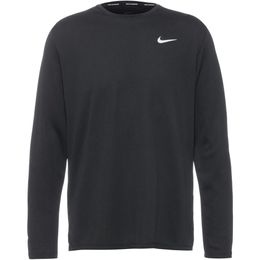 Nike Funktionsshirt 'Miler' Herren Gr&ouml;&szlig;e M schwarz / wei&szlig;