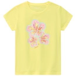 Yigga M&auml;dchen T-Shirt mit Blumen-Print