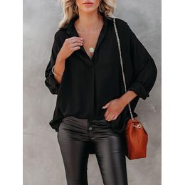 Milan Kiss Bluse in Schwarz - 61% | Gr&ouml;&szlig;e S | Damen-blusen