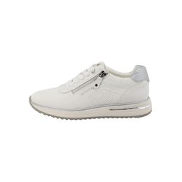 Tom Tailor Sneakers in Wei&szlig;/ Silber - 57% | Gr&ouml;&szlig;e 36 | Damen-sneakers
