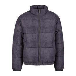 Karl Kani Herren Winterjacke "Karl Kani Karl Kani Retro Crackle Print Puffer Jacket", grau, Gr. L, mehrfarbig, 100% Polyester, Jacken