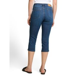 Tom Tailor Damen Caprijeans "LENE"clean mid stone blau denim, Gr. 26, unifarben, Denim/Jeans, Obermaterial: 66% Baumwolle, 33% Polyester, 1%