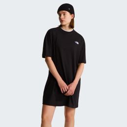 The North Face Damen Shirtkleid "W EVOLUTION SIMPLE DOME T-SHIRT DRESS"tnf schwarz, Gr. S, Obermaterial: 100% Baumwolle, Kleider, f&uuml;r sportliche