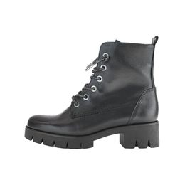 Gabor Damen Schn&uuml;rstiefelette "Gabor Stiefelette Leder", Gr. 37,5schwarz, Leder, Schuhe