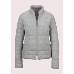Madeleine Mode MADELEINE Damen Steppjacke "Steppjacke Feminine Wendesteppjacke, Material-Mix", wei&szlig;, Modern, Gr. 40, Obermaterial: 80% Polyester PES. 20% Baumwolle