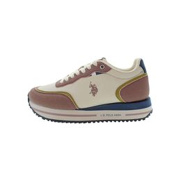 U.S. Polo Assn. Sneakers in Creme/ Rosa/ Dunkelblau - 55% | Gr&ouml;&szlig;e 41 | Damen-sneakers