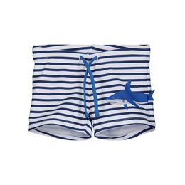 Blue Seven Badeshorts in Blau/ Wei&szlig; - 43% | Gr&ouml;&szlig;e 104/110 | Kinder-bademode