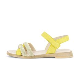 Gabor Damen Riemchensandale "Riemchensandale", Gr. 35gelb, Schuhe