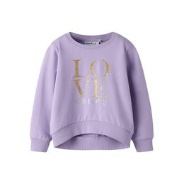 name it Sweatshirt "Boppi" in Lila - 40% | Gr&ouml;&szlig;e 116 | Kinder-sweatshirts-jacken