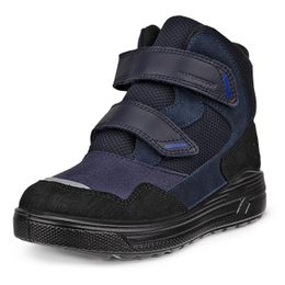 Ecco M&auml;dchen Klettstiefel "Urban Snowboarder", Gr. 29schwarz, blau, Leder, Textil, Schuhe, Winterboots, Winterstiefel, Kinderstiefel mit