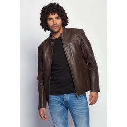 Maze Herren Lederjacke "51Rocha", braun, Gr. XL, Obermaterial: 100% Lammleder. Futter: 100% Baumwolle. &Auml;rmelfutter: 100% Polyester, Jacken