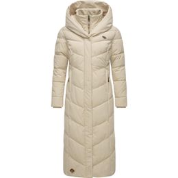 Ragwear Damen Steppmantel "Natalka Extralong", beige, Gr. 6XL, Au&szlig;enmaterial: 100% Polyester. Innenfutter: 100% Polyester. Wattierung: 100%