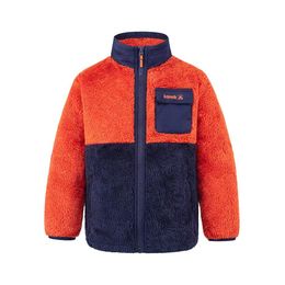 Kamik Teddy-Fleecejacke "Shep" in Orange/ Dunkelblau - 22% | Gr&ouml;&szlig;e 140 | Kids-fleecejacken-fleecepullover