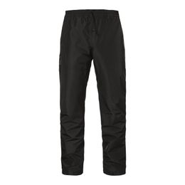 Sch&ouml;ffel Regenhose SCH&Ouml;FFEL "Rain Pants Style Elmori UNI", Herren, Gr. S, N-Gr, schwarz, Obermaterial: 100% Polyester, Hosen Regenhose, mit 2-Lagen VENTURI Membrane, wasserdicht, atmungsaktiv