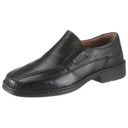 Josef Seibel Herren Slipper "Bradfjord 07", Gr. 41, schwarz, Leder, Schuhe, Slipper, Festtagschuh, Komfortschuh in weiter Passform