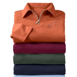 Classic Basics Damen Poloshirt "Poloshirt", gr&uuml;n, Gr. 46, unifarben, 100% Baumwolle, Shirts